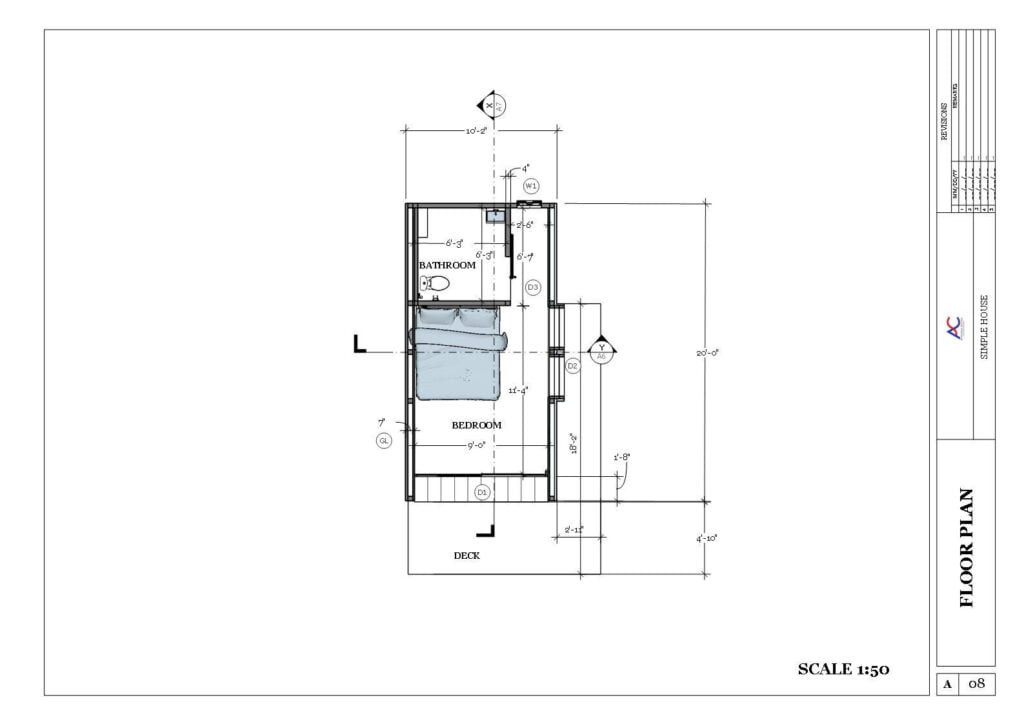 Modern Small Cabin House 10’x20’,Tiny House 3D Images & PDF ...