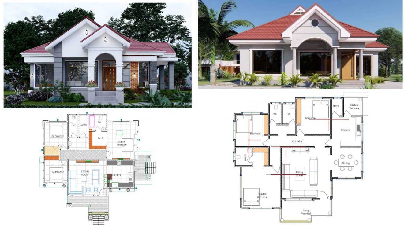 Best House Designs on 50×100 in Kenya