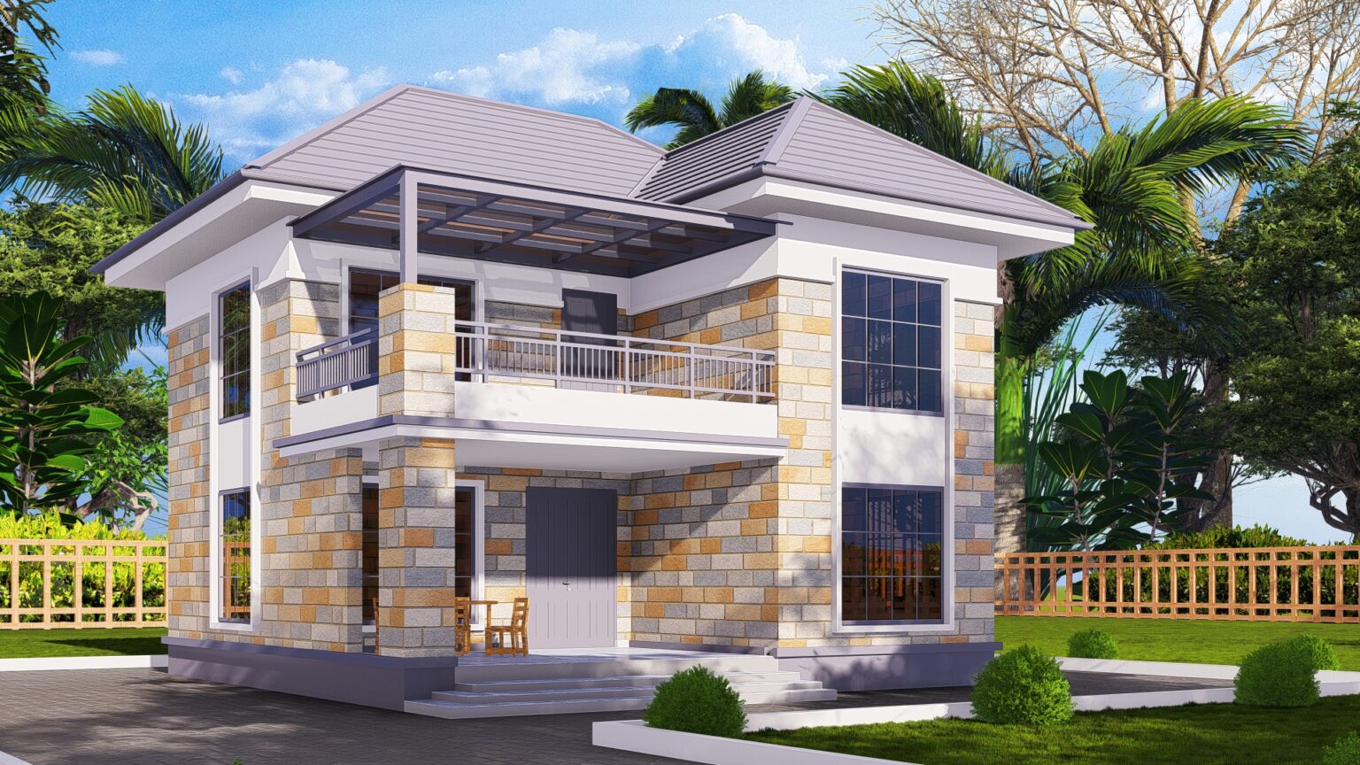 Easy To Build 3 bedroom house Plan